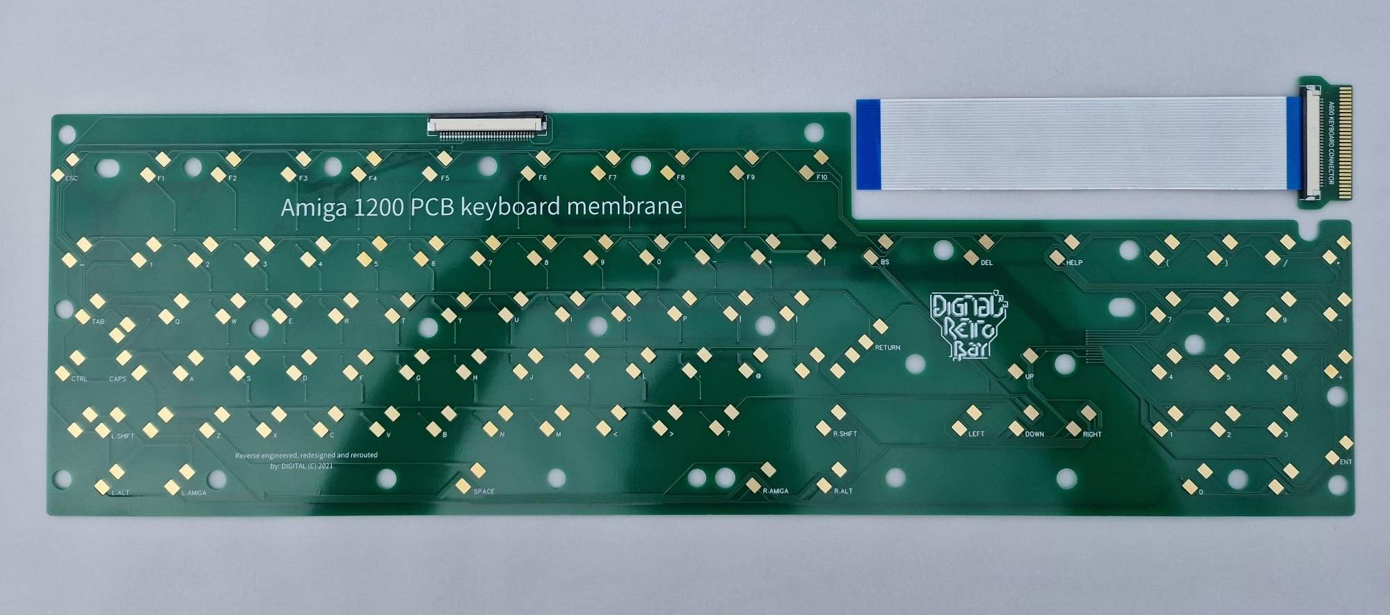Amiga 1200 Keyboard Membrane – DigitalRetroBay.co.uk